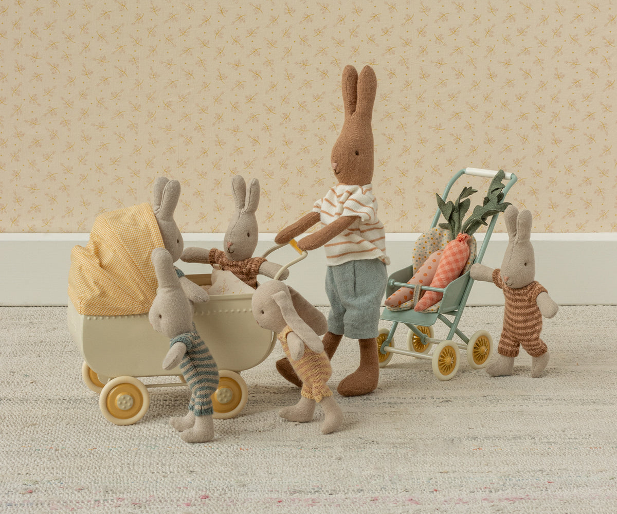 Pram, Micro - Yellow - Maileg EU