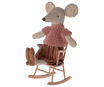 Rocking chair, Mouse - Dark powder – Maileg EU