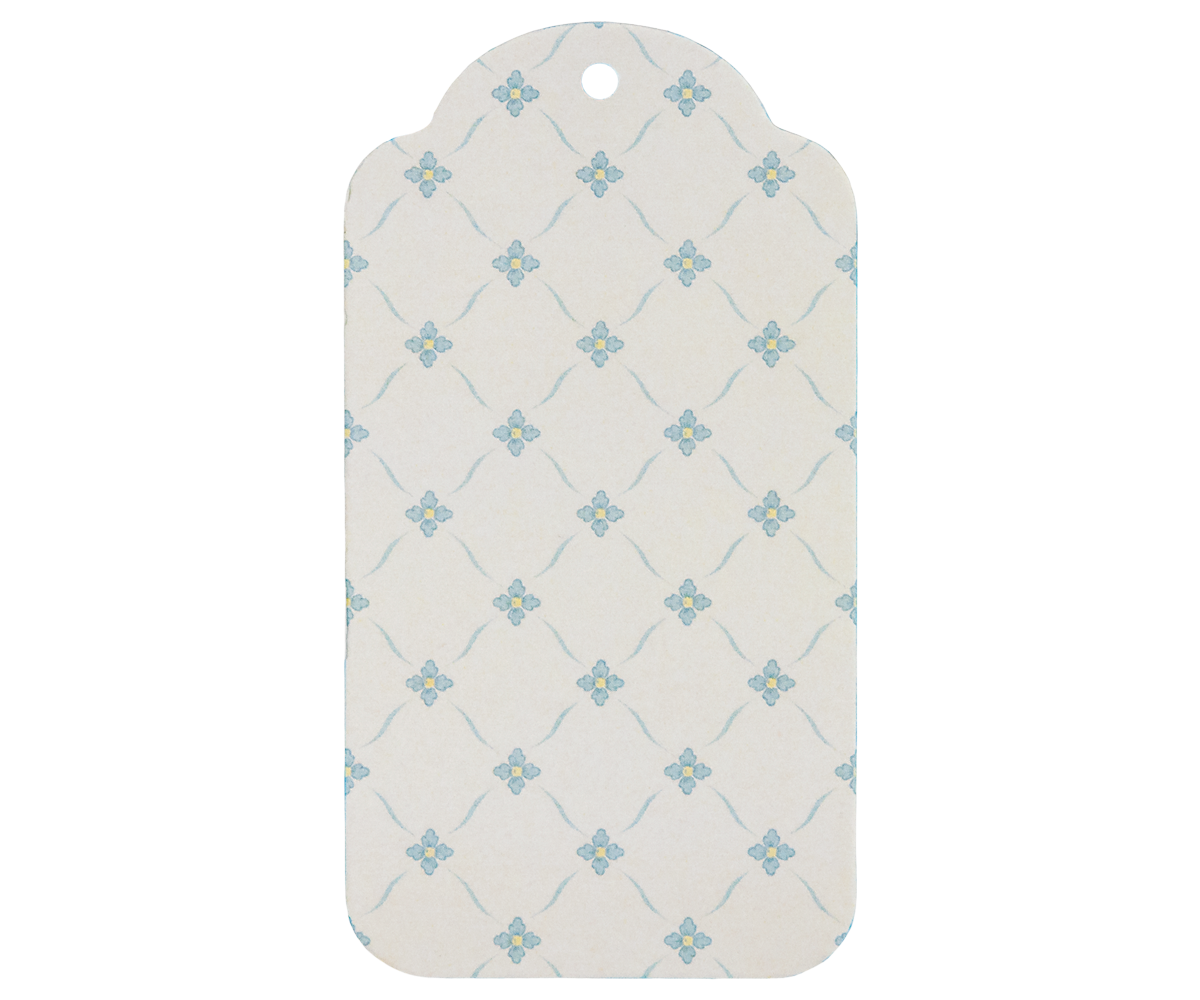 Gift tags, Blue flowers, 15 pcs - Maileg EU