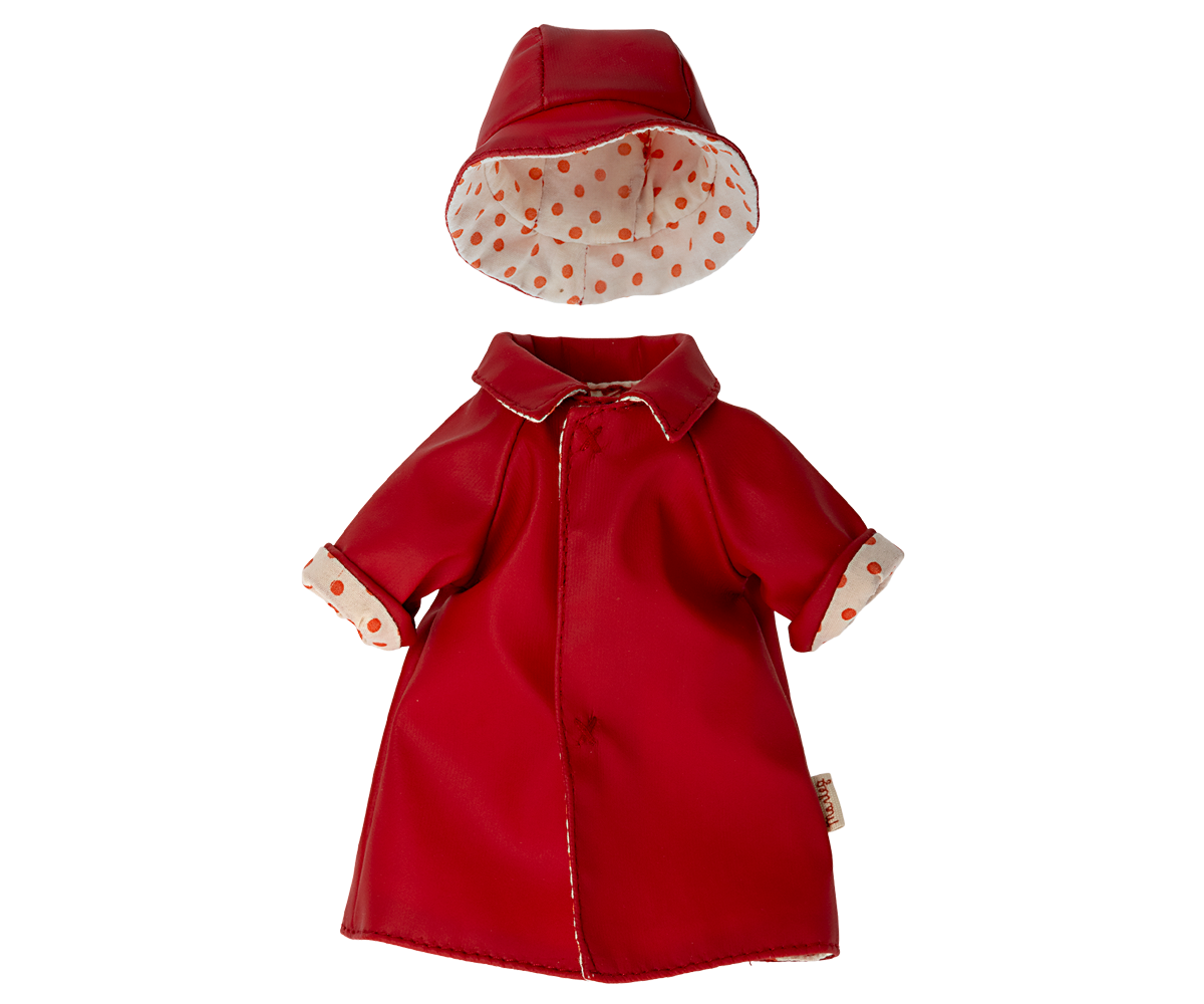 Rain coat w. hat, Teddy mum - Maileg Germany – Maileg EU