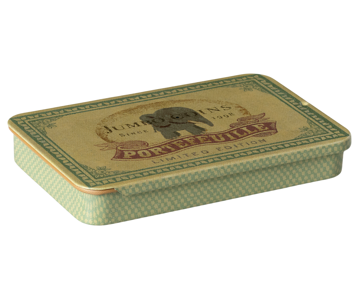 Metal box w. sliding lid, Jumbo coins – Maileg EU
