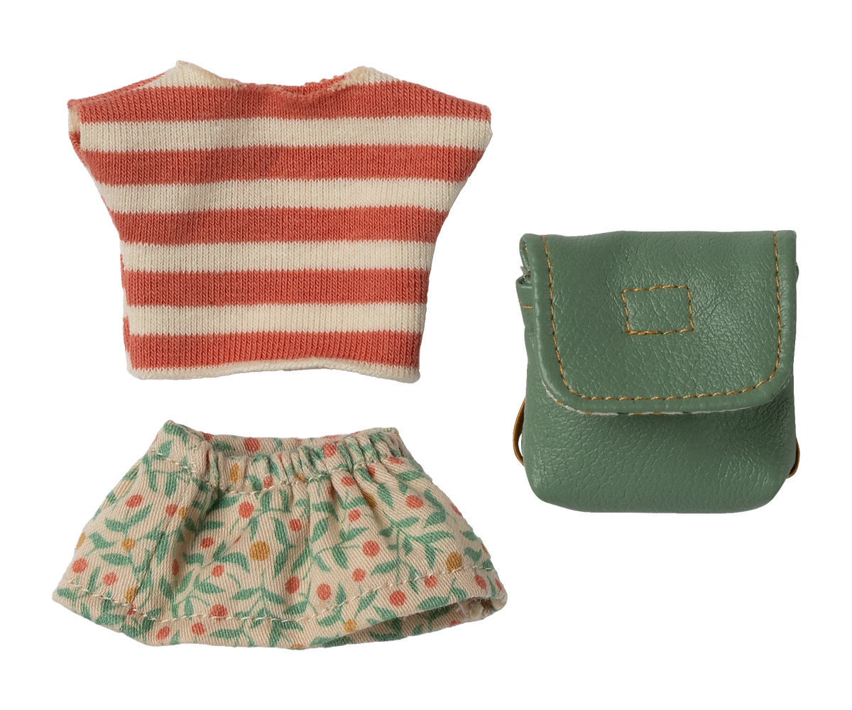 Roupas e mochila, Ratinha Irmã mais velha – Verde – Maileg EU